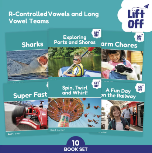 Lift Off Readers - R-Controlled Vowels and Long Vowel Teams - Seelect ...