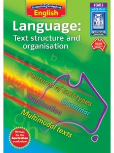Australian Curriculum English - Language- Text Structure and ...